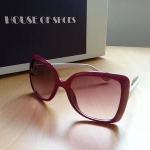Sunglasses In Raspberry And White Acrylic on Luulla