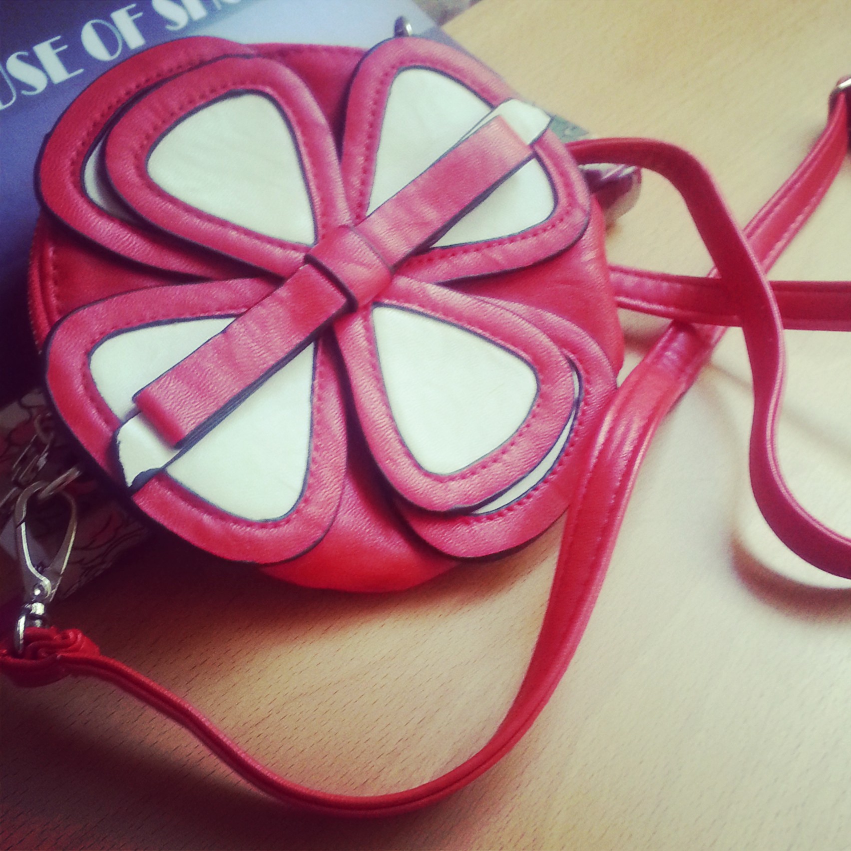 Flower Mini Bag In Red & White on Luulla