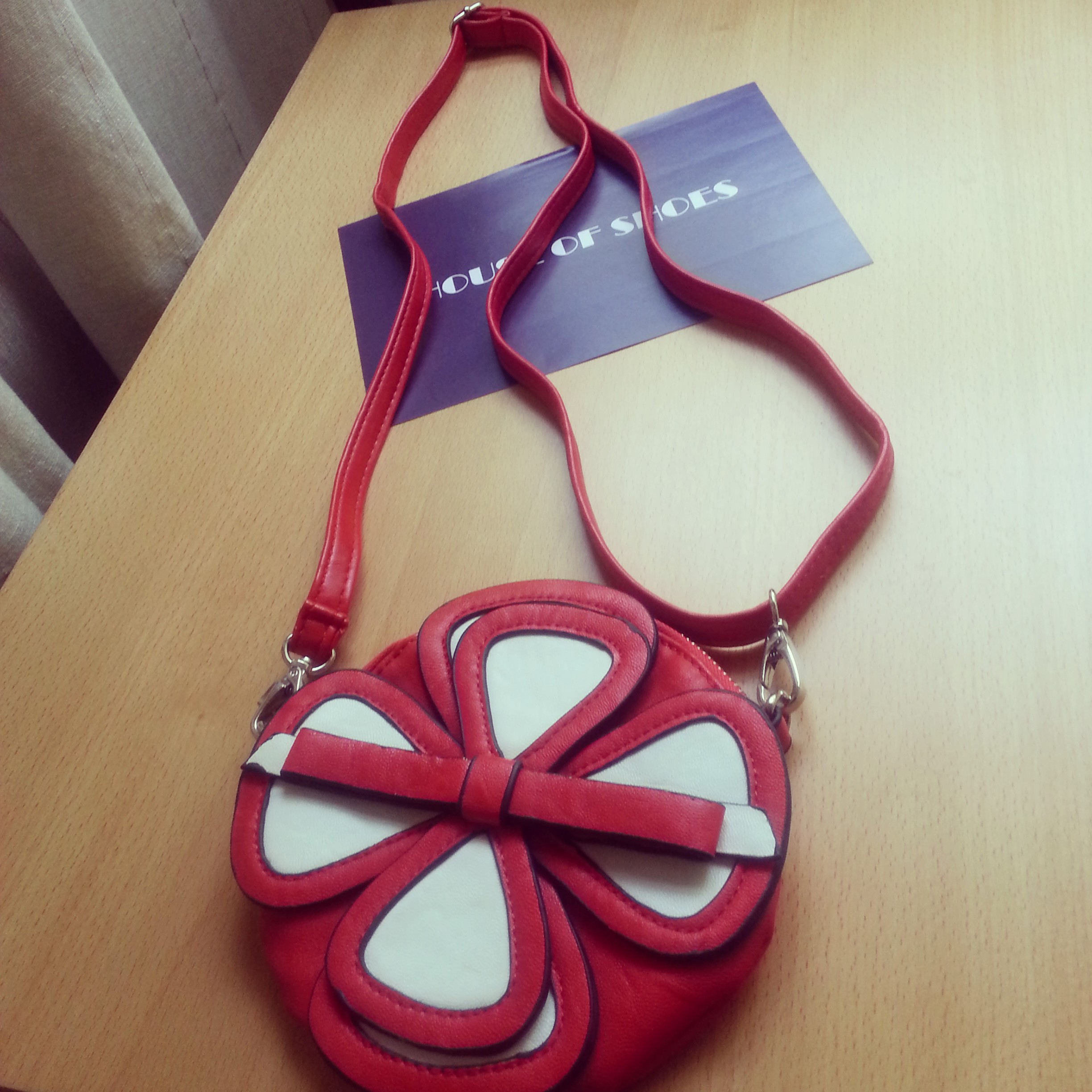 Flower Mini Bag In Red & White on Luulla